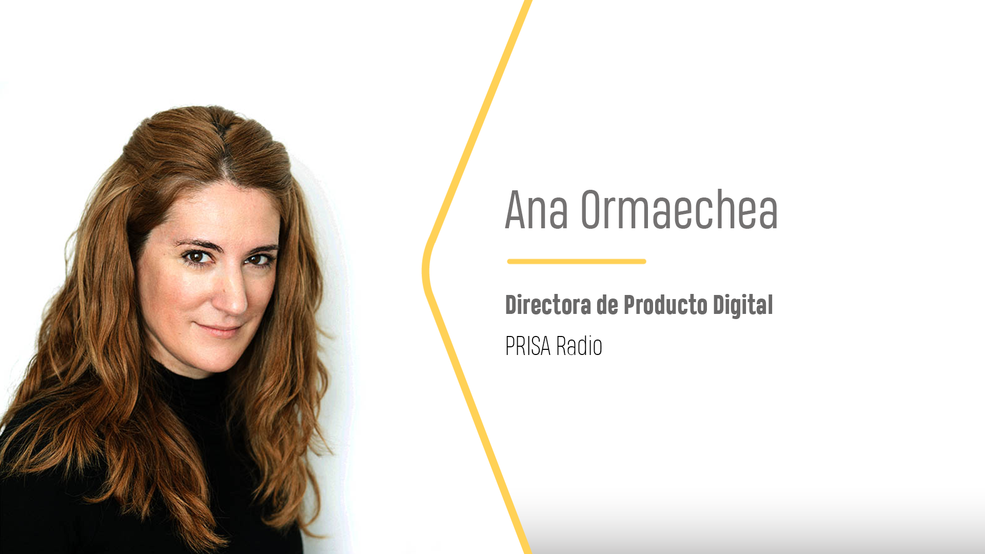 Ana Ormaechea: "El reto era grande: generar una app donde el audio ...