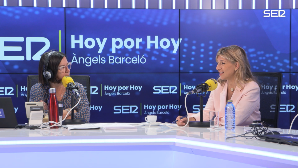 Àngels Barceló ha entrevistado a Yolanda Díaz en Hoy Por Hoy | SER ...